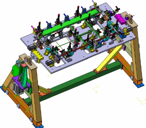 Robotic application fixture - device for fixing the machined product ...