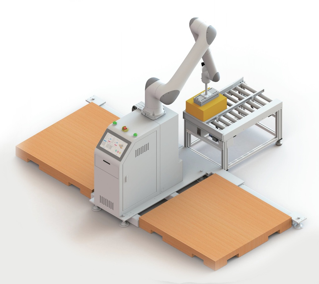 ROKAE - Collaborative palletizing workstation | robotindustries.com