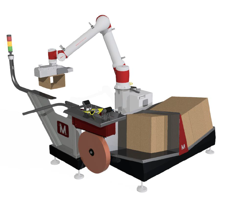 JAKA carton box folding & forming cell | robotindustries.com